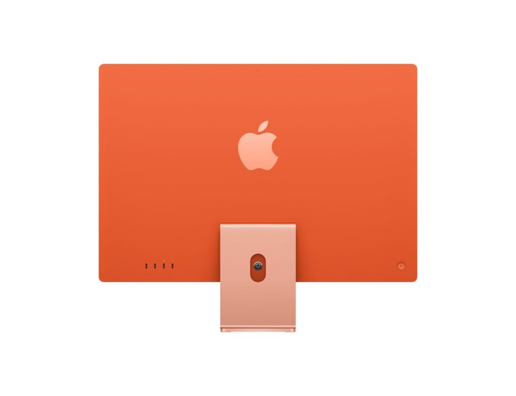 Orange 24‑inch iMac with Apple M1 chip - Z133 - Appleshop.com.pk